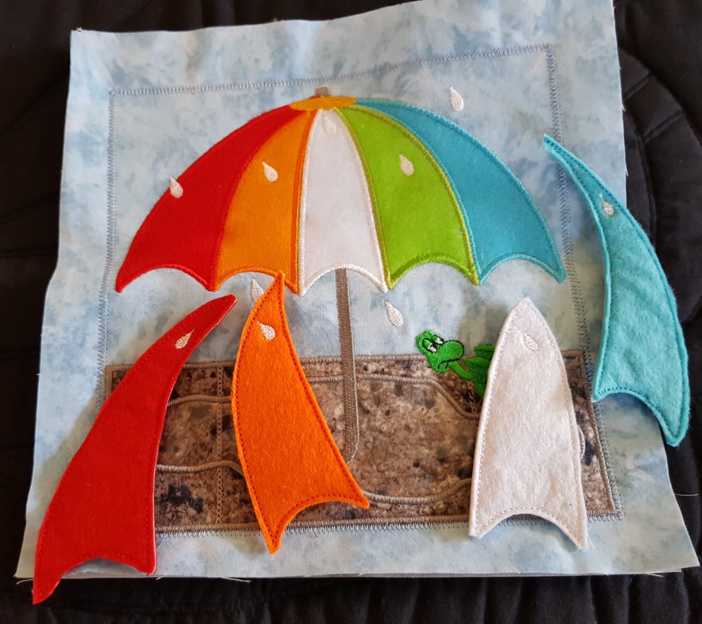 Umbrella colour matching page – In the Hoop with Lee