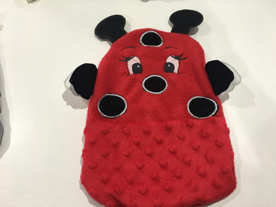 Fosta bubble Lady bug set – ITHWL – In the Hoop with Lee